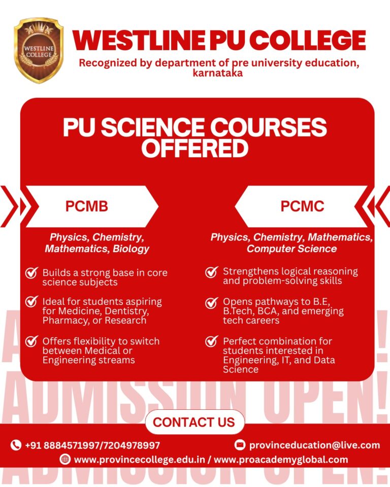Pre University Course (PUC) – Province College